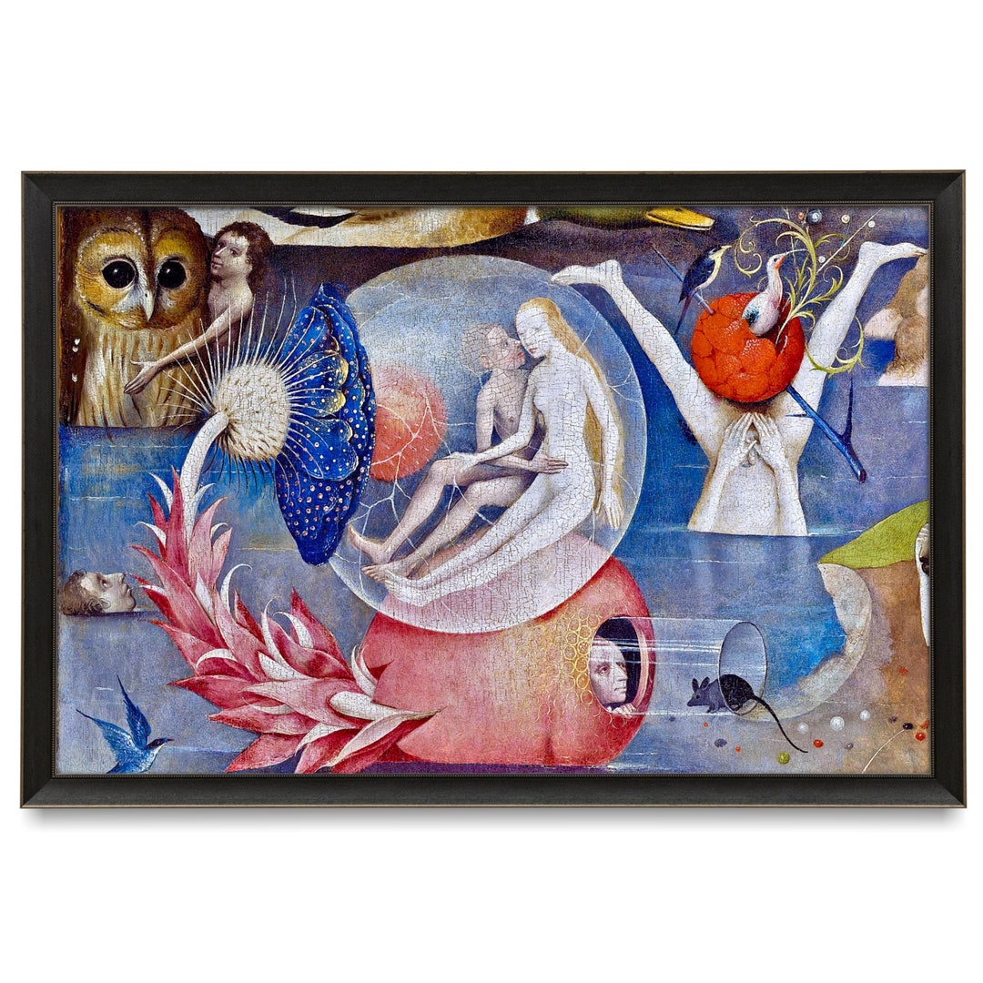 Surreal Amorous Scene, Weird Renaissance Art, Detail From the Garden of ...