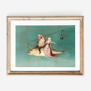 Weird Renaissance Art, Unframed Art Print, Detail From the Temptation ...