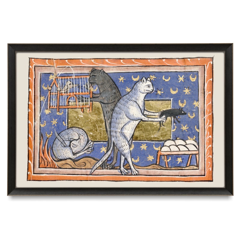 Medieval Art Painting - Etsy
