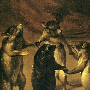 The Dance of the Rats, Unframed Art Print, Renaissance Art, Weird ...