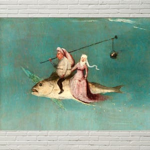 Weird Renaissance Art, Unframed Art Print, Detail From the Temptation ...