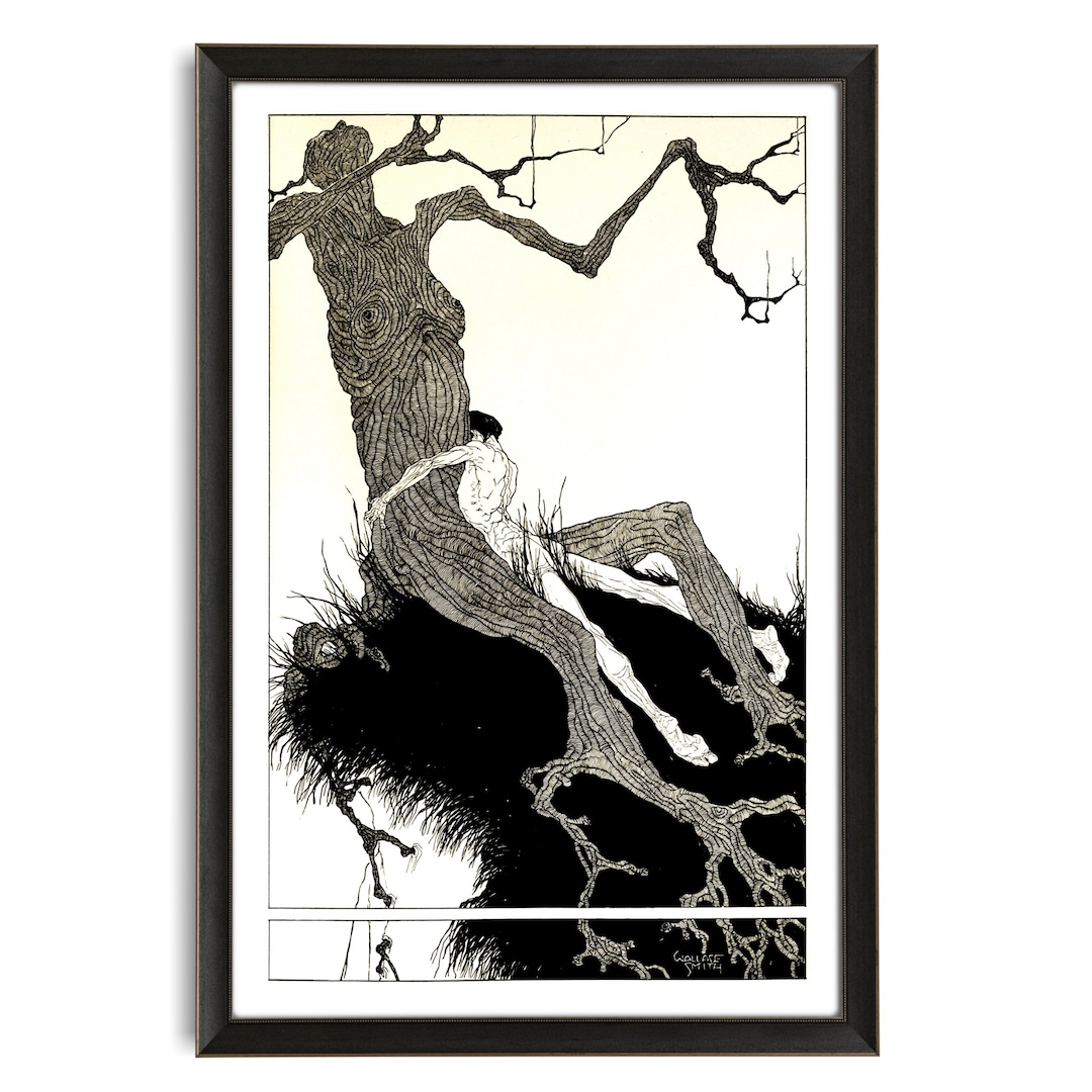 Man Hugging Tree, Mother Earth Magical Tree Art, Strangely Beautiful ...