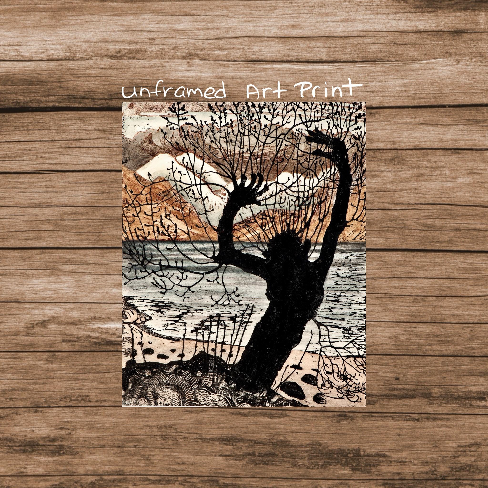 Spring Night and Willow Goblin, Art Print, Norwegian Folklore Monster ...