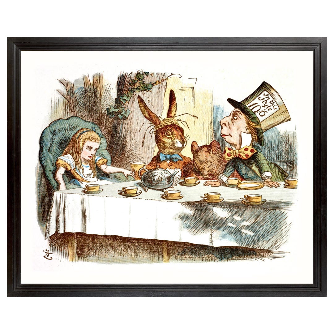 The Mad Hatter’s Tea Party, Alice’s Adventures in Wonderland, John ...