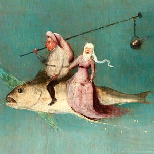 Weird Renaissance Art, Unframed Art Print, Detail From the Temptation ...