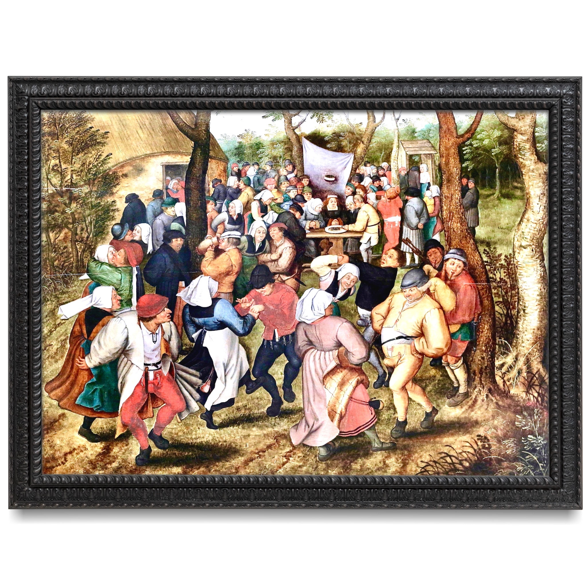 Peasant Wedding Dance, Weird Renaissance Art, High Quality Art Print ...