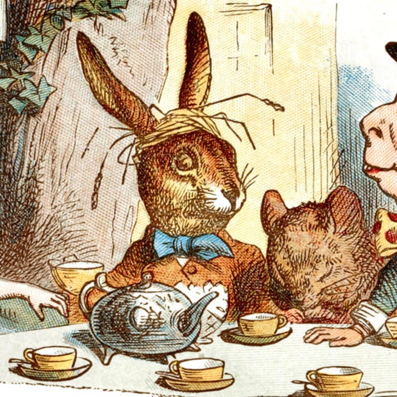 The Mad Hatter’s Tea Party, Alice’s Adventures in Wonderland, John ...
