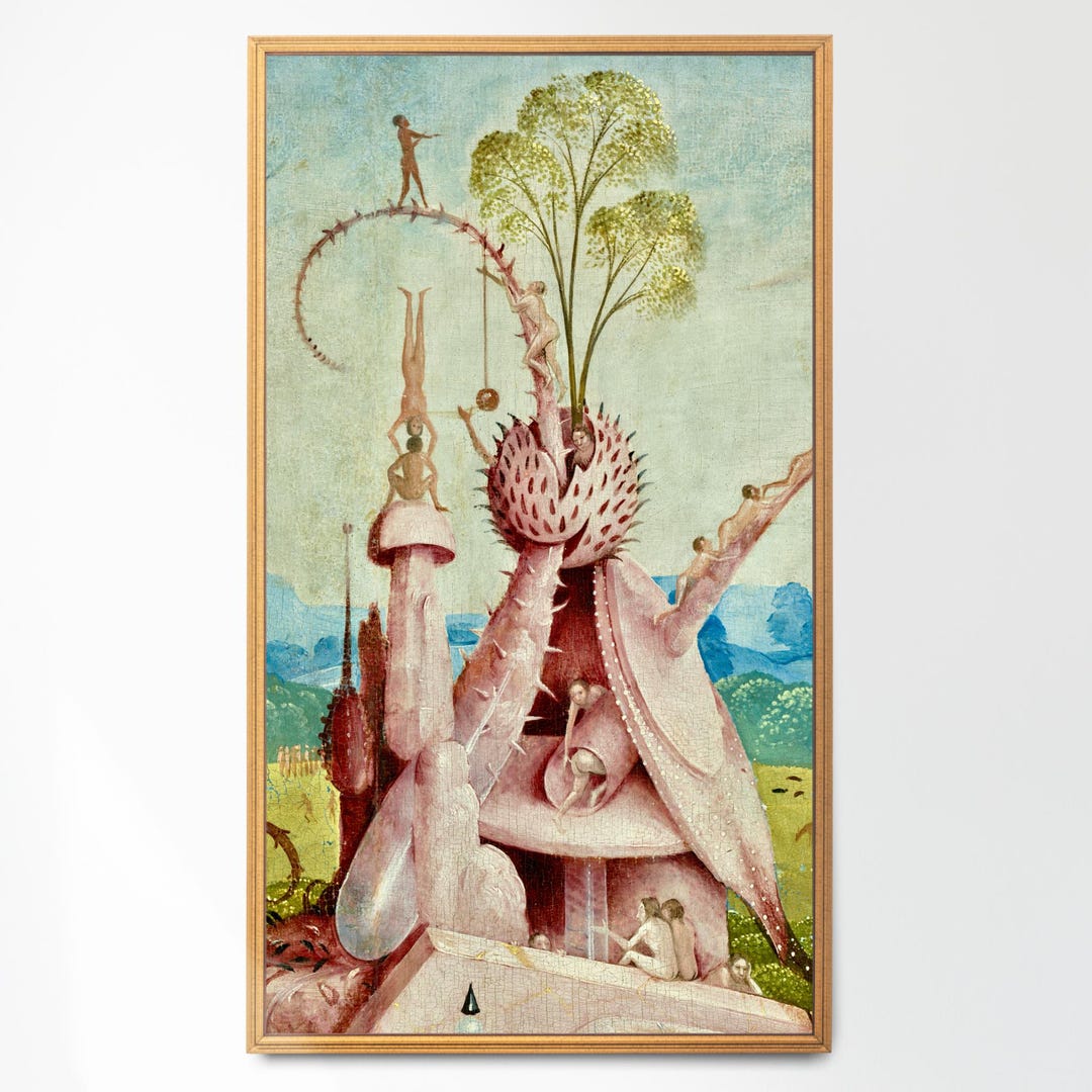 Pink Phallic Medieval Art, Weird Renaissance Art, Detail From the ...