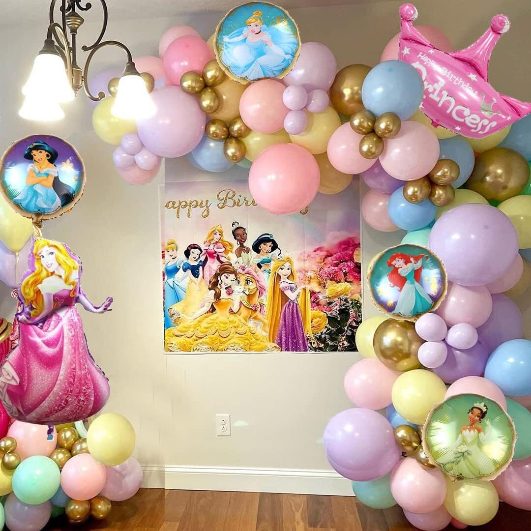 Princess Balloons Arch Garland Kit - Etsy