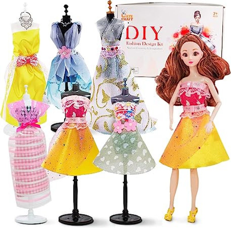 Fashion Designer Kit for Girls With a Doll and 2 Mannequins - Etsy