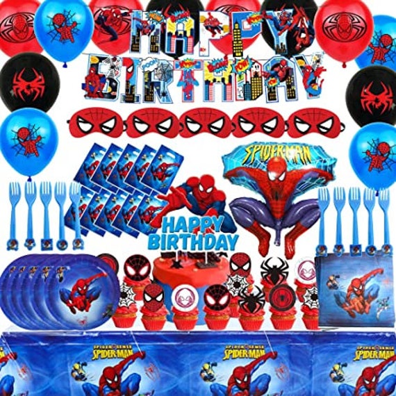 Spider Man Birthday Party Supplies