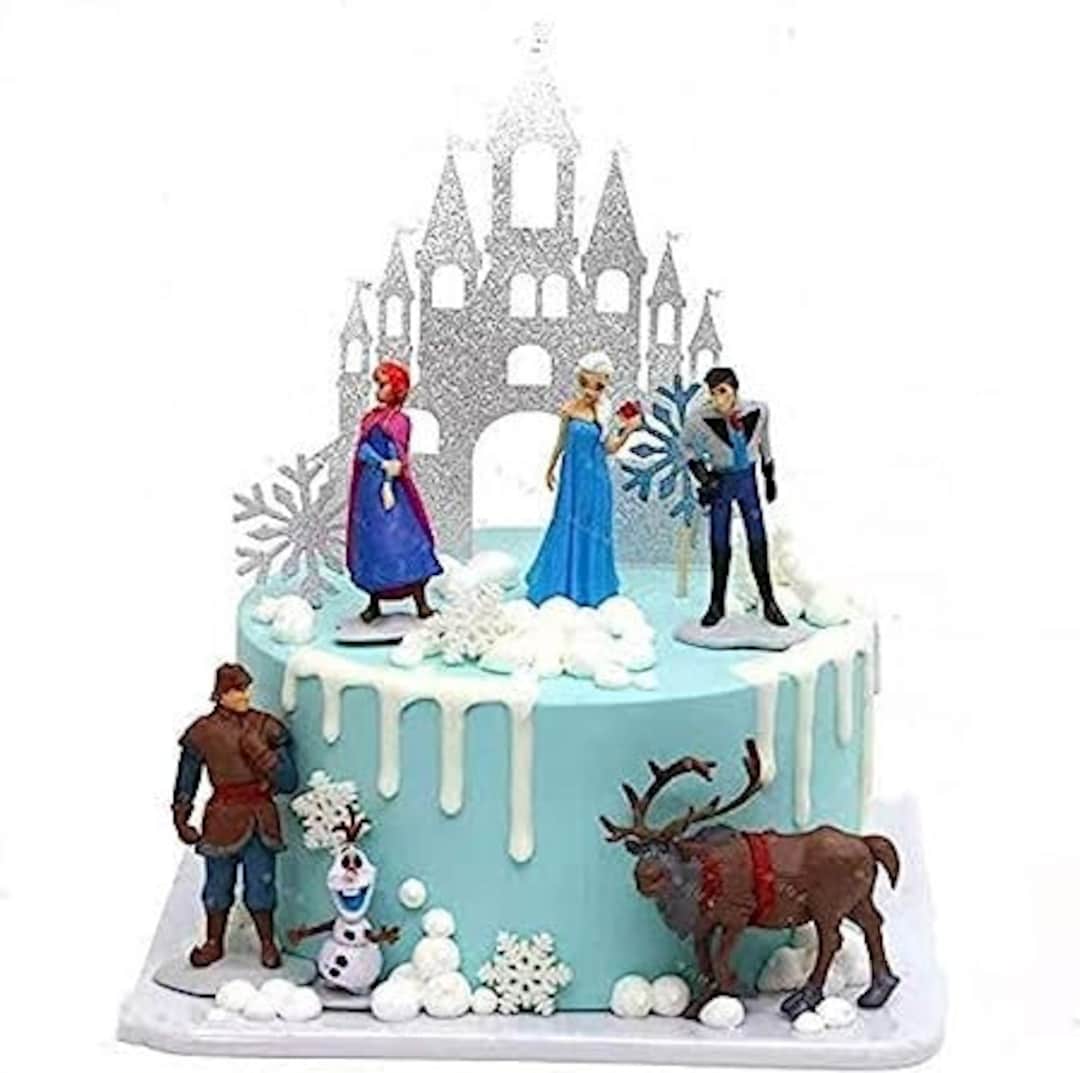 Frozen Cake Topper Figures Set 6pcs - Etsy