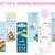 Spring Printable Bookmarks, Spring Themed Bookmarks, Printable Bookmark ...