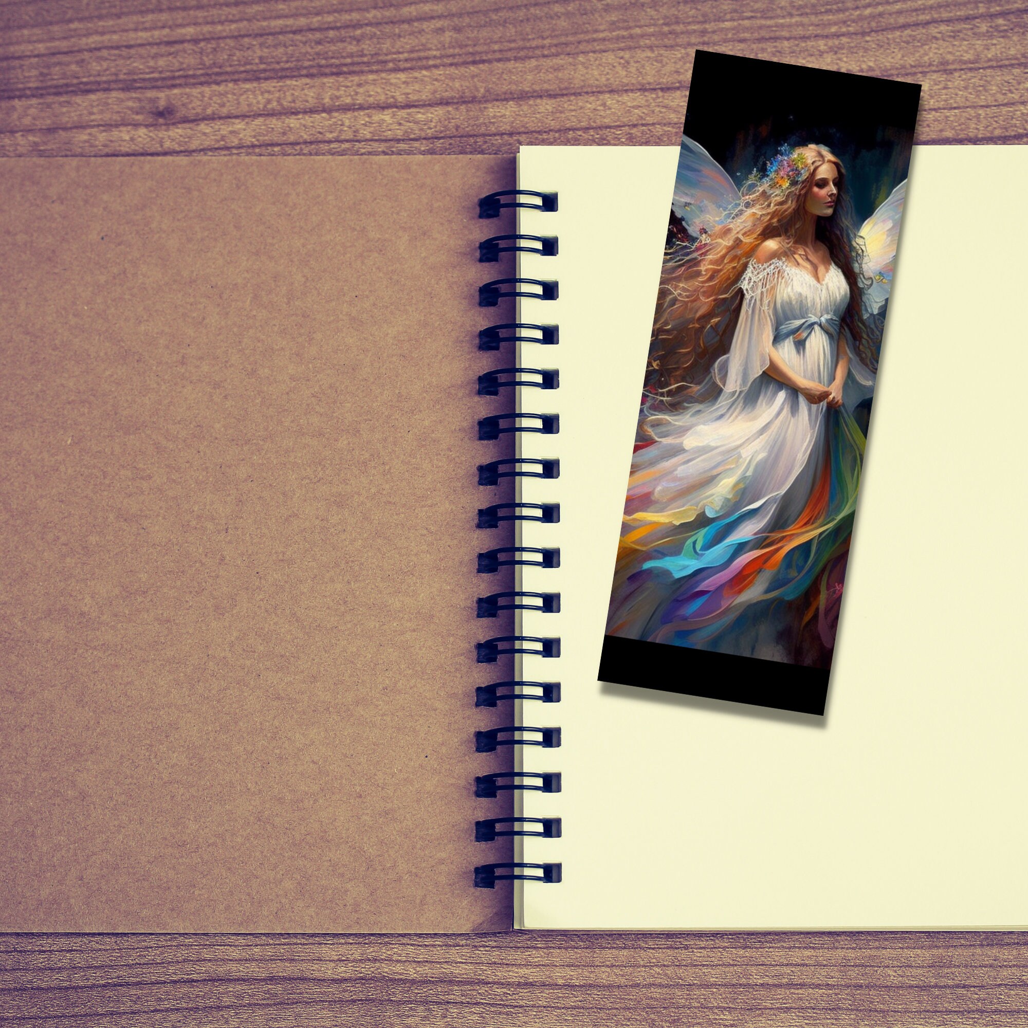 Angel Printable Bookmarks, Whimsical Angelic Themed Bookmarks, Guardian ...