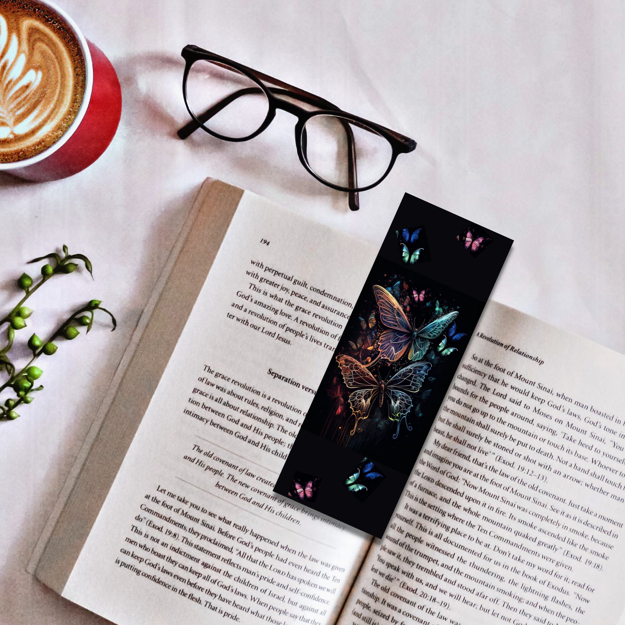 Butterfly Printable Bookmarks, Butterfly Themed Bookmarks, Butterflies ...