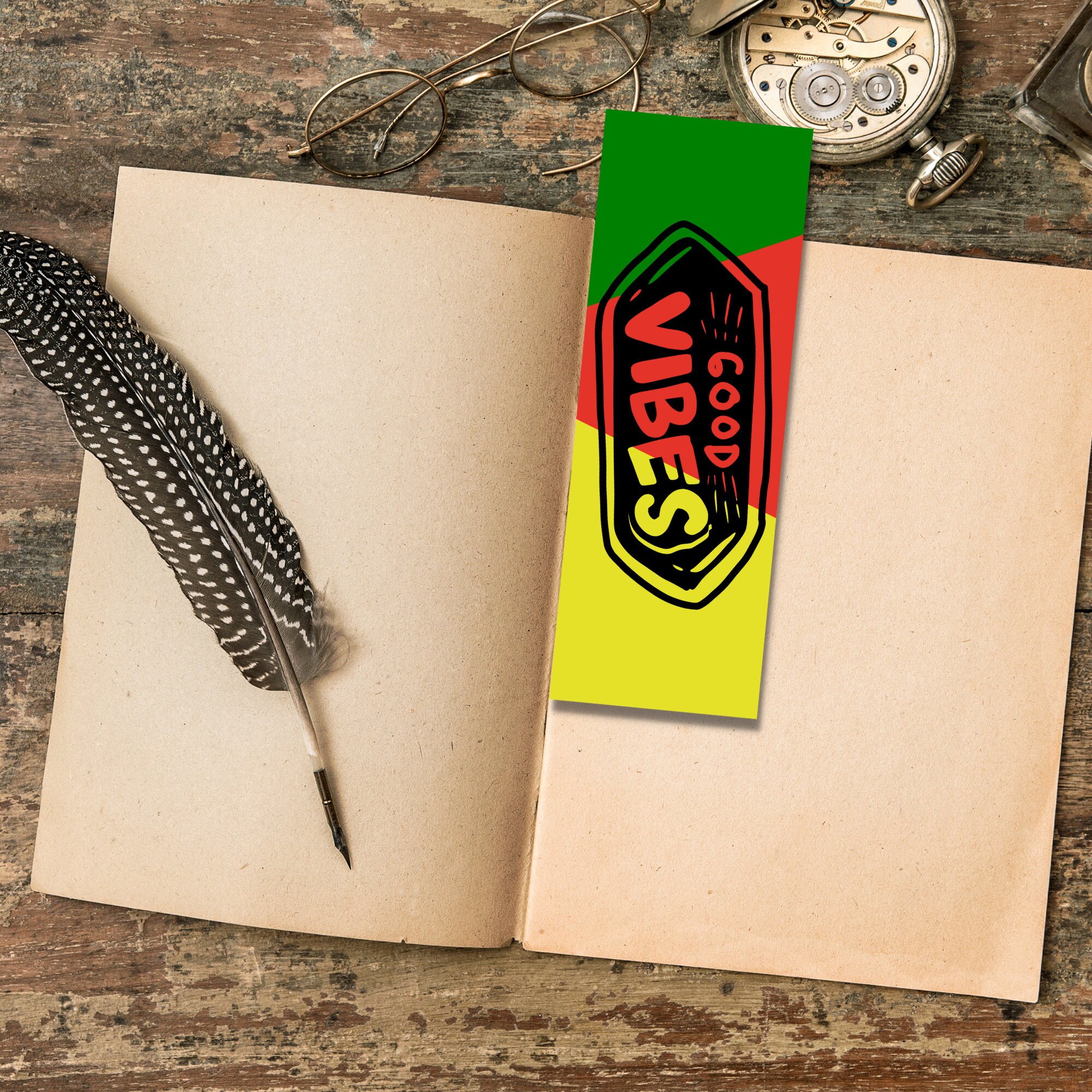 Rasta Reggae Printable Bookmarks, Rasta Reggae Themed Bookmark ...