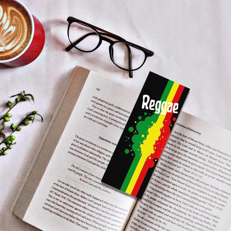 Rasta Reggae Printable Bookmarks, Rasta Reggae Themed Bookmark ...