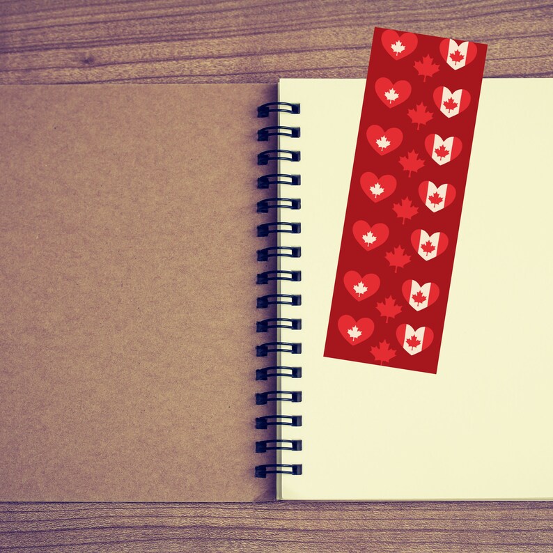Canada Day July 1 Printable Bookmarks Digital Download - Etsy