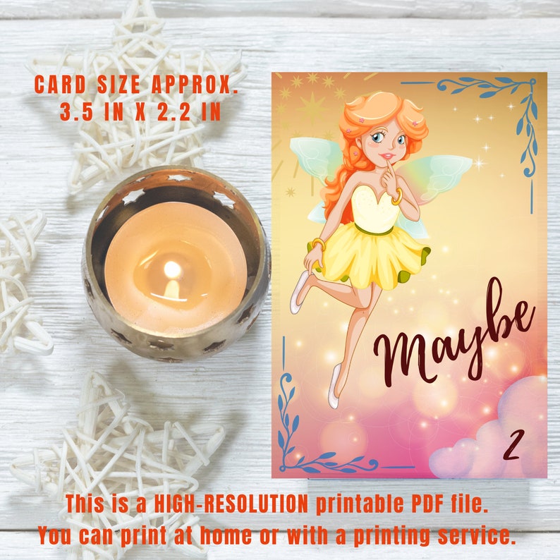 Yes or No Tarot Cards Printable Yes or No Question One - Etsy