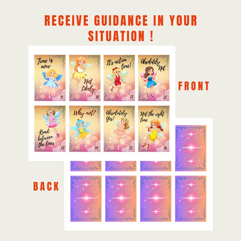 Yes or No Tarot Cards Printable Yes or No Question One - Etsy