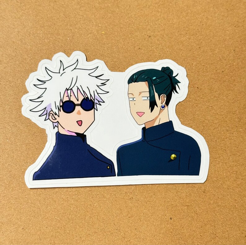 JJK Anime Sticker Vinyl Glossy Stickers - Etsy