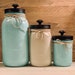 Mason Jar Canister Set - Etsy