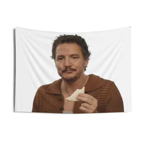 Pedro Pascal American Flag Pedro Pascal Wall Tapestry in Daddy - Etsy