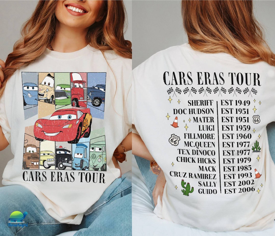 Vintage Cars the Eras Tour Shirt Cars Fan Movies Shirt Cars Eras Tour ...