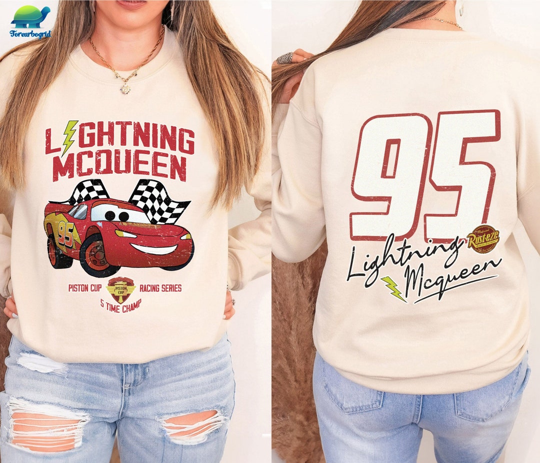 Lightning Mcqueen Cars Shirt Pixar Cars Shirt 95 Lightning Mcqueen ...