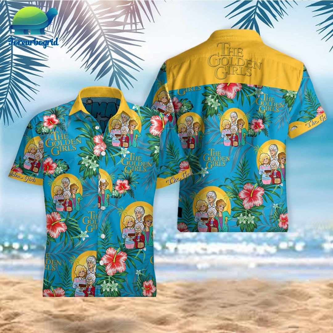 The Golden Girls Hawaiian Shirt, Summer Hawaiian Shirt for Women Men ...