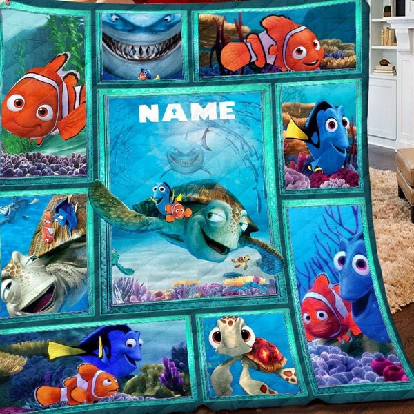 Custom Finding Nemo Blanket - Etsy