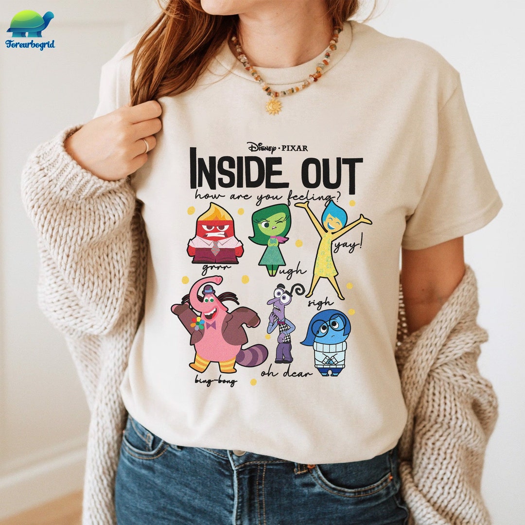 Pixar Inside Out Emotion Shirt, Every Day is Full of Emotions Mental ...