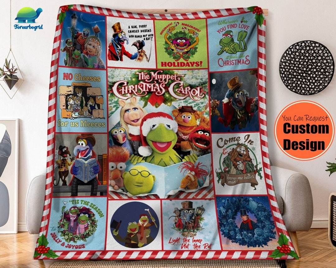 Personalized the Muppet Christmas Carol Fleece Blanket the Muppet ...