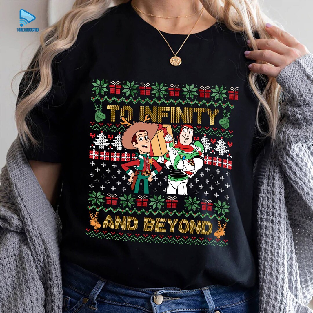 Toy Story to Infinity and Beyond Christmas Sweatshirt - Etsy