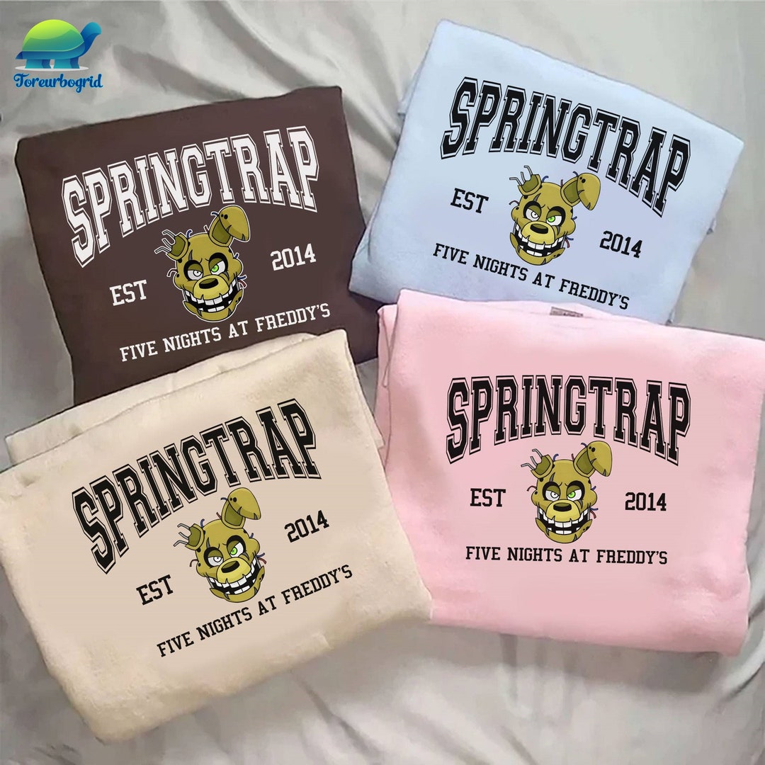Vintage Springtrap FNAF Shirt Springtrap Five Nights at Freddy's Tshirt ...