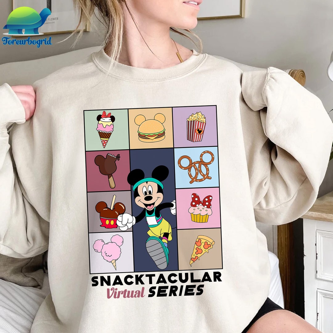 Mickey Rundisney Snacktacular Virtual Series Shirt, Mickey Marathon ...