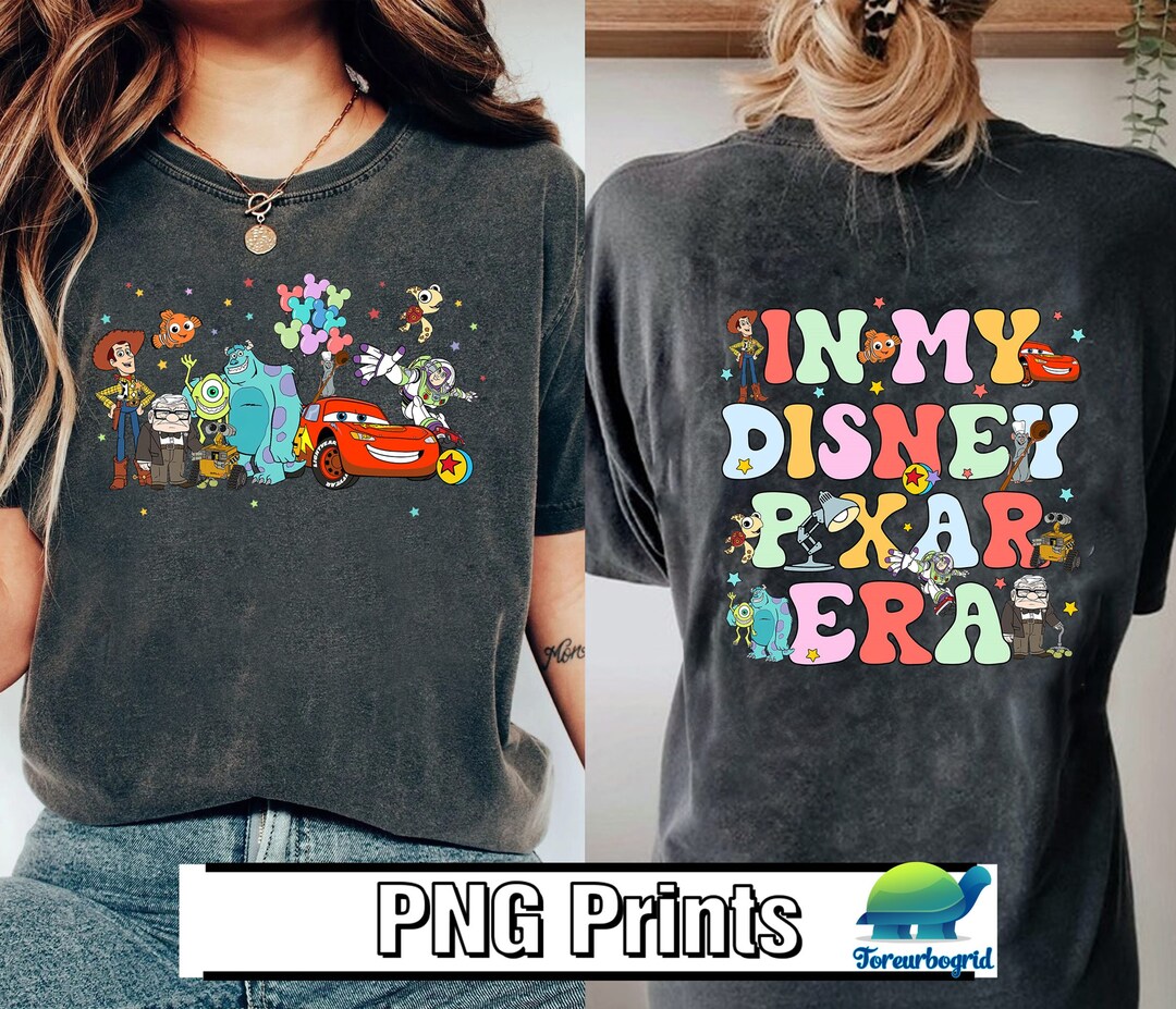 Descarga instantánea / En mi era Pixar Png / Diseño de sublimación de ...