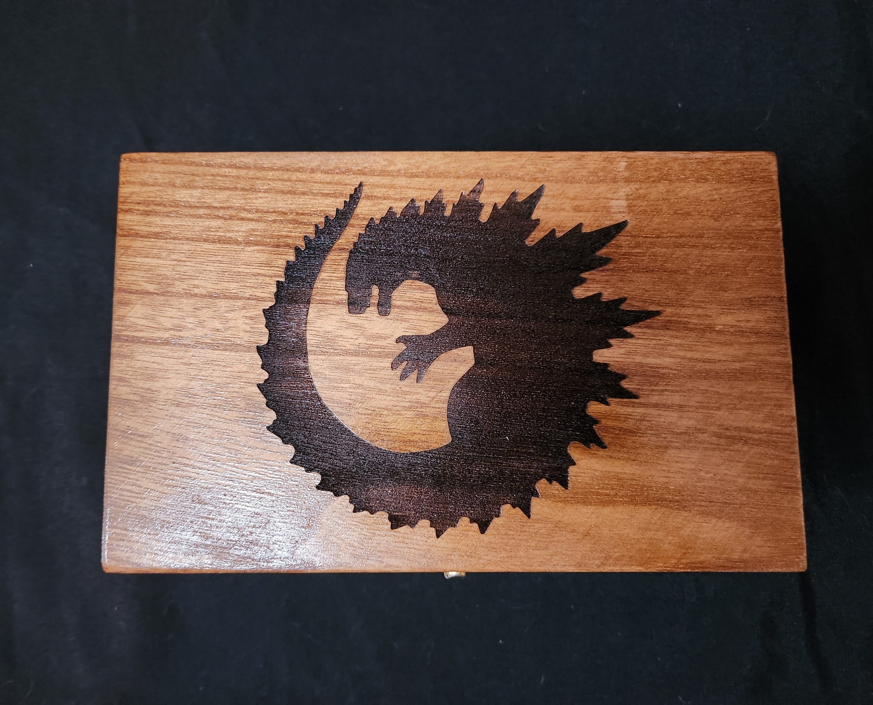 Godzilla Spiral Wooden Box - Etsy
