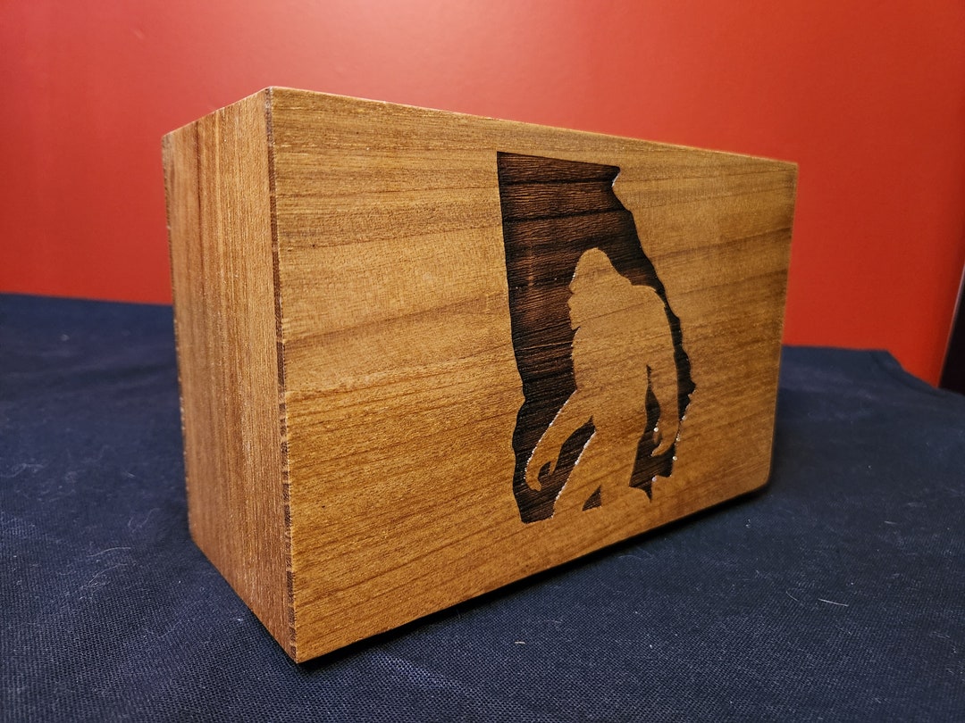 Bigfoot Georgia Wooden Box - Etsy