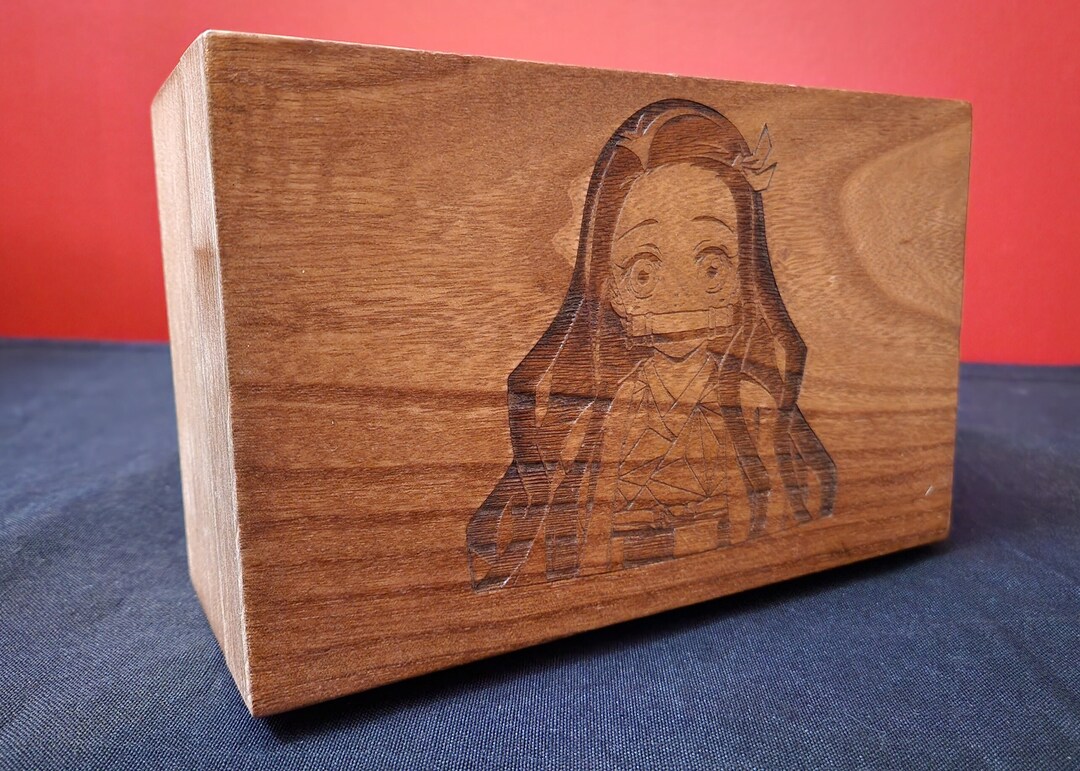 Nezuko Demon Slayer Anime Wooden Box - Etsy Israel