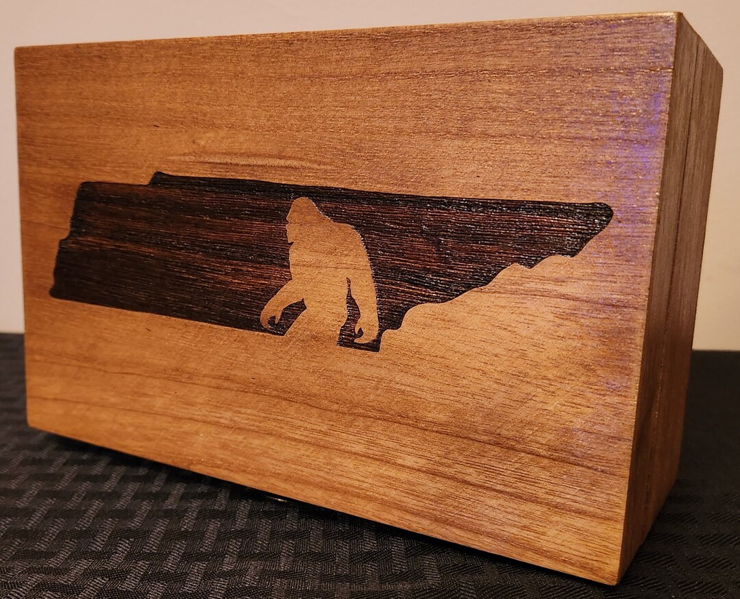 Tennessee Bigfoot Wooden Box - Etsy