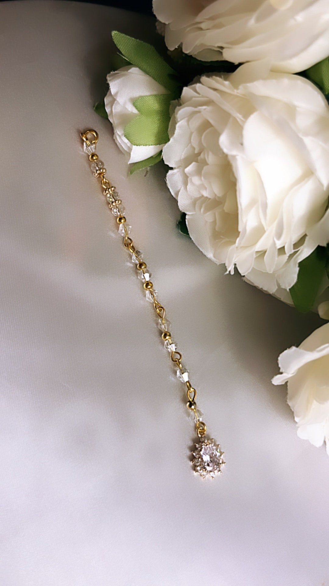 Gold Small Tikka Headpiece H1 - Etsy UK