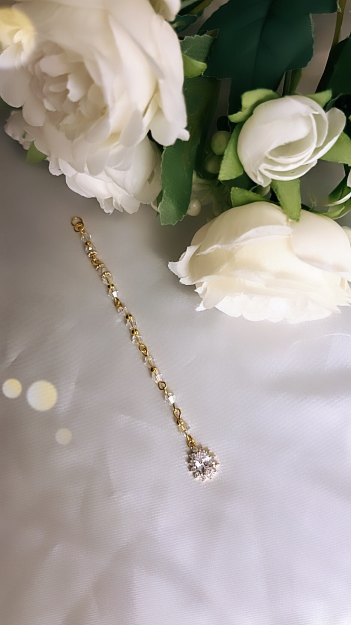 Gold Small Tikka Headpiece H1 - Etsy UK