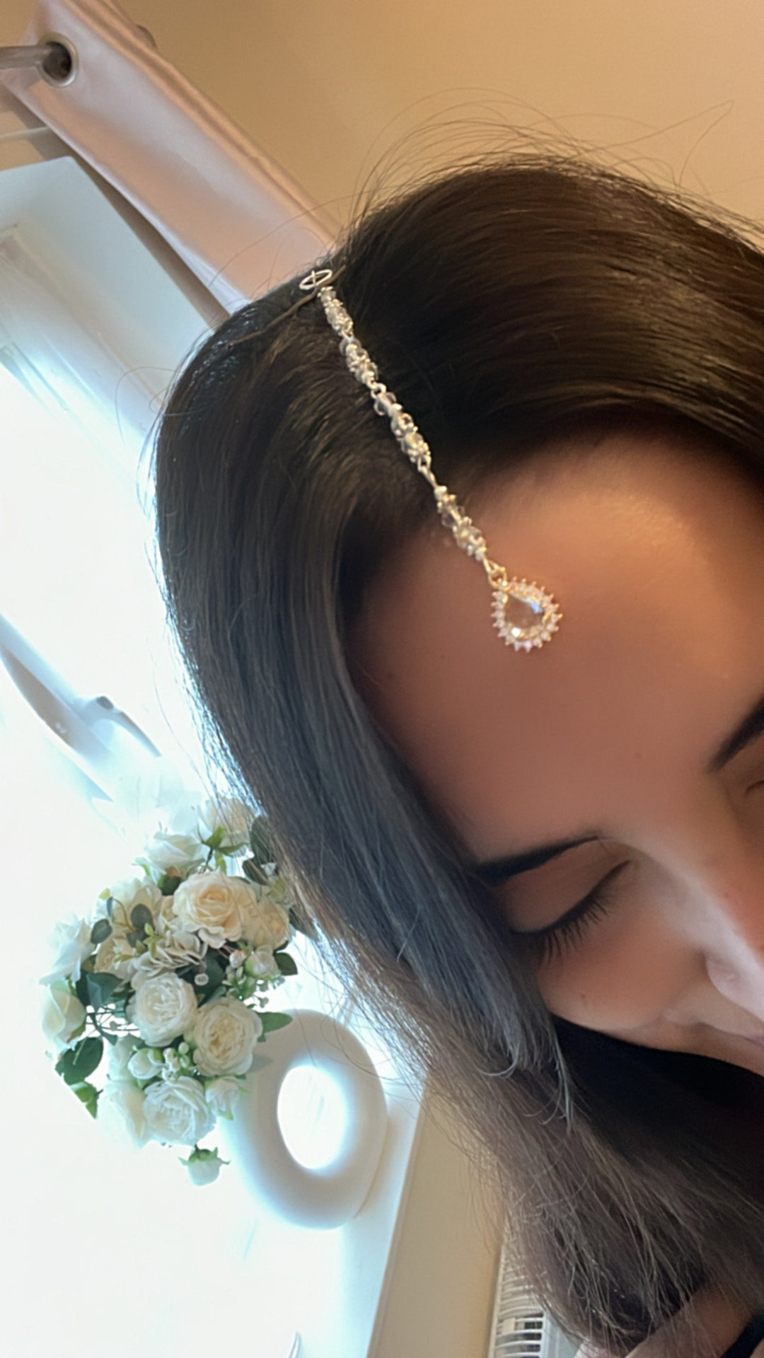 Silver Small Tikka Headpiece H1 - Etsy UK