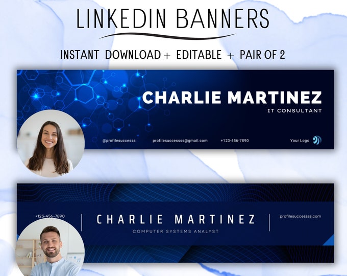 Tech Linkedin Banner | Linkedin Banner Canva | Linkedin Background ...