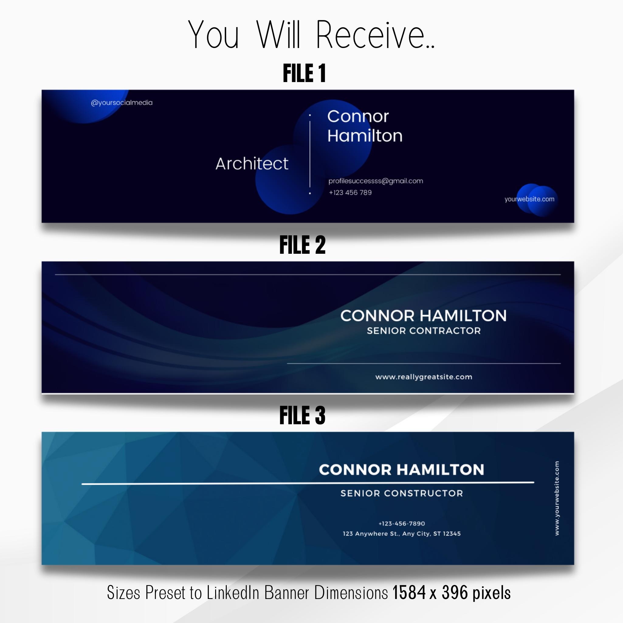 Blue Themed Linkedin Banner | Linkedin Banner Canva | Linkedin ...