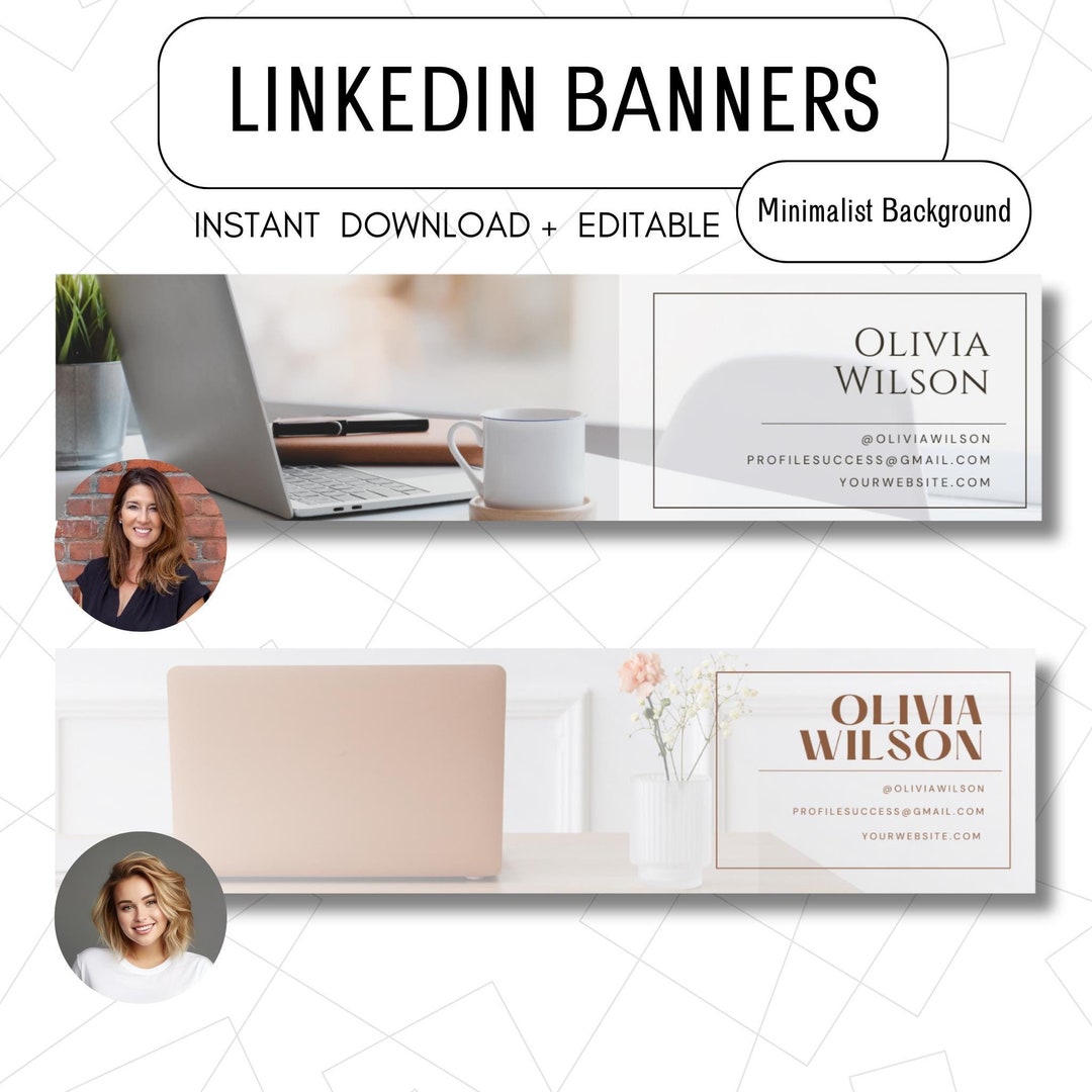 NEW Linkedin Banner | Minimalist Background | EXCLUSIVE | Linkedin ...