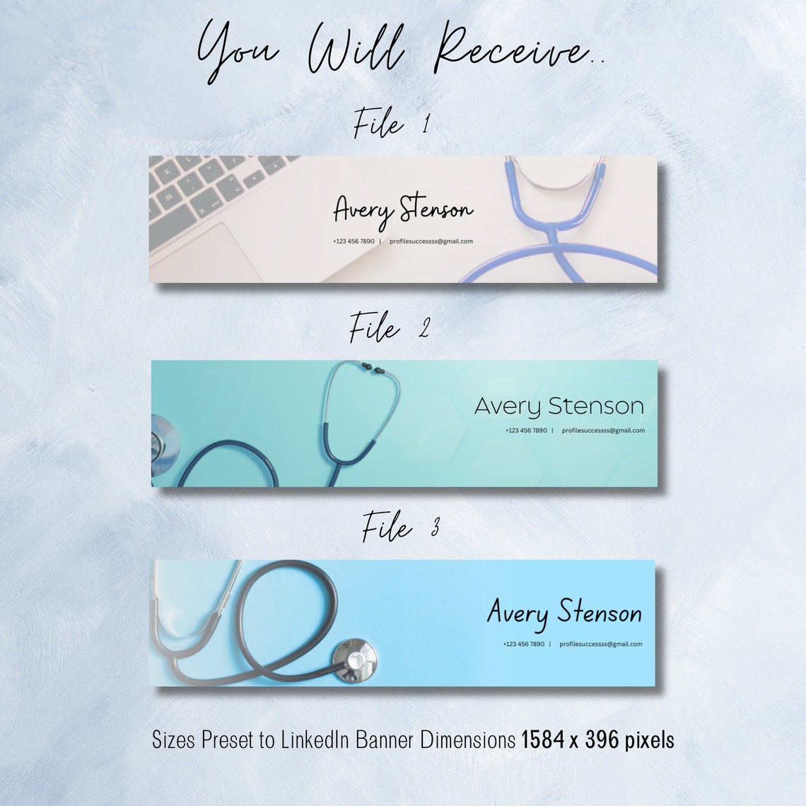 Medical Field Linkedin Banner | Healthcare Template (digital Download ...