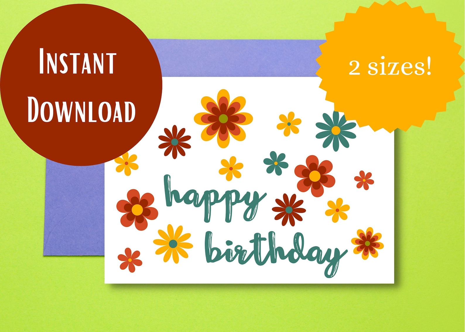 Printable Digital Birthday Card | Happy Birthday | Printable Card ...