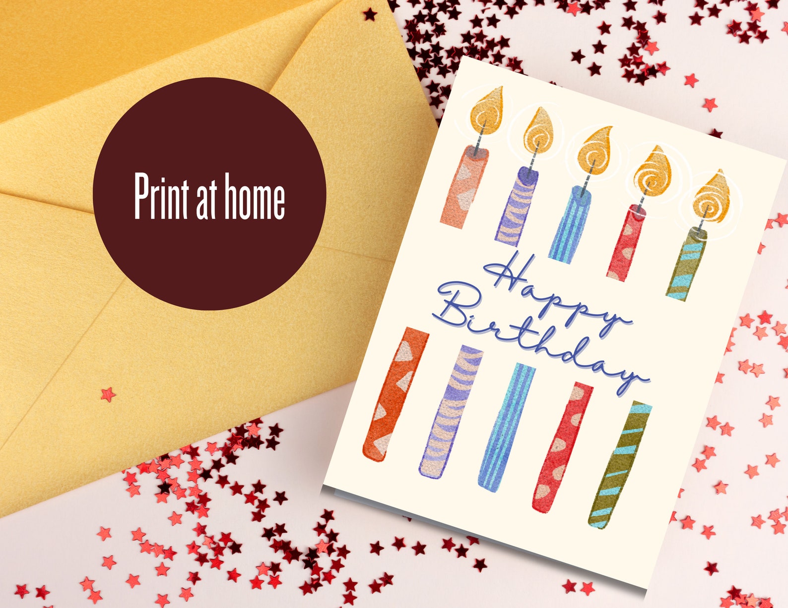 Printable Digital Birthday Card | Happy Birthday | Printable Card ...